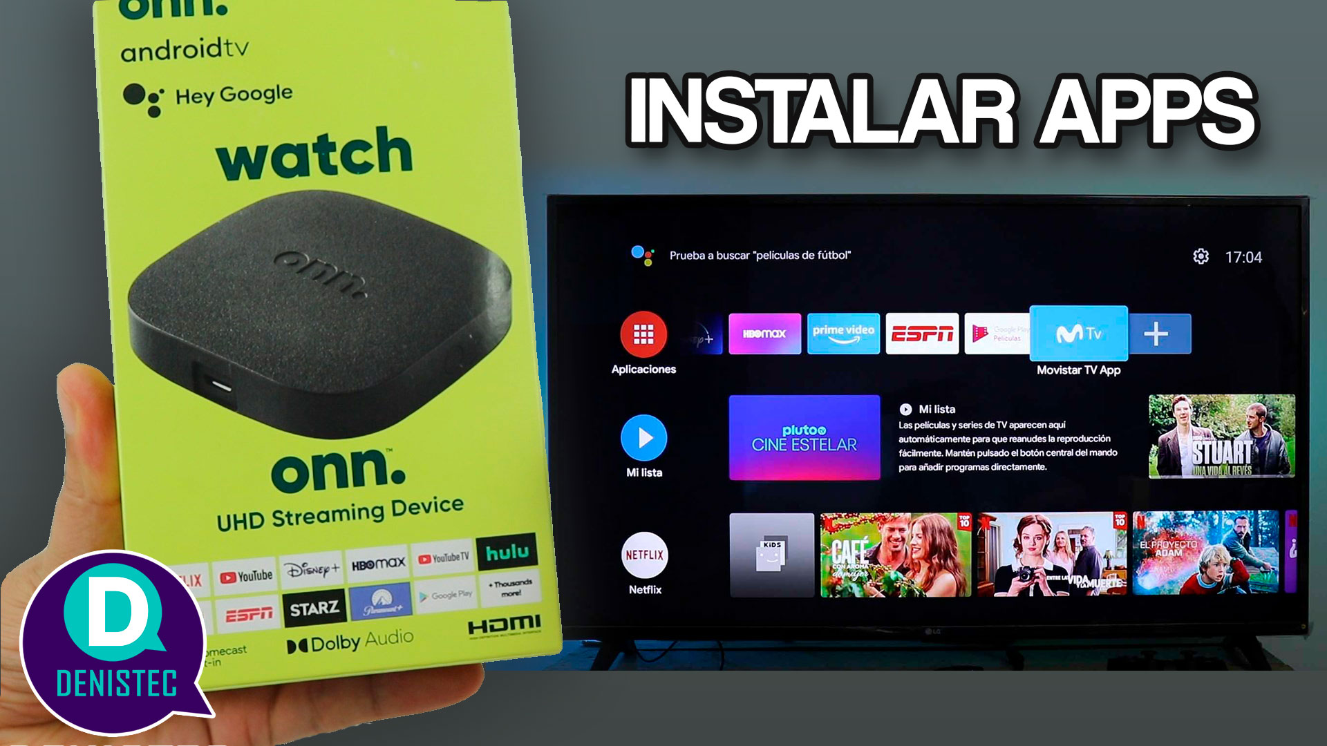 Descargar e Instalar aplicaciones en Tv Box Onn y Onn 4K de Walmart ...