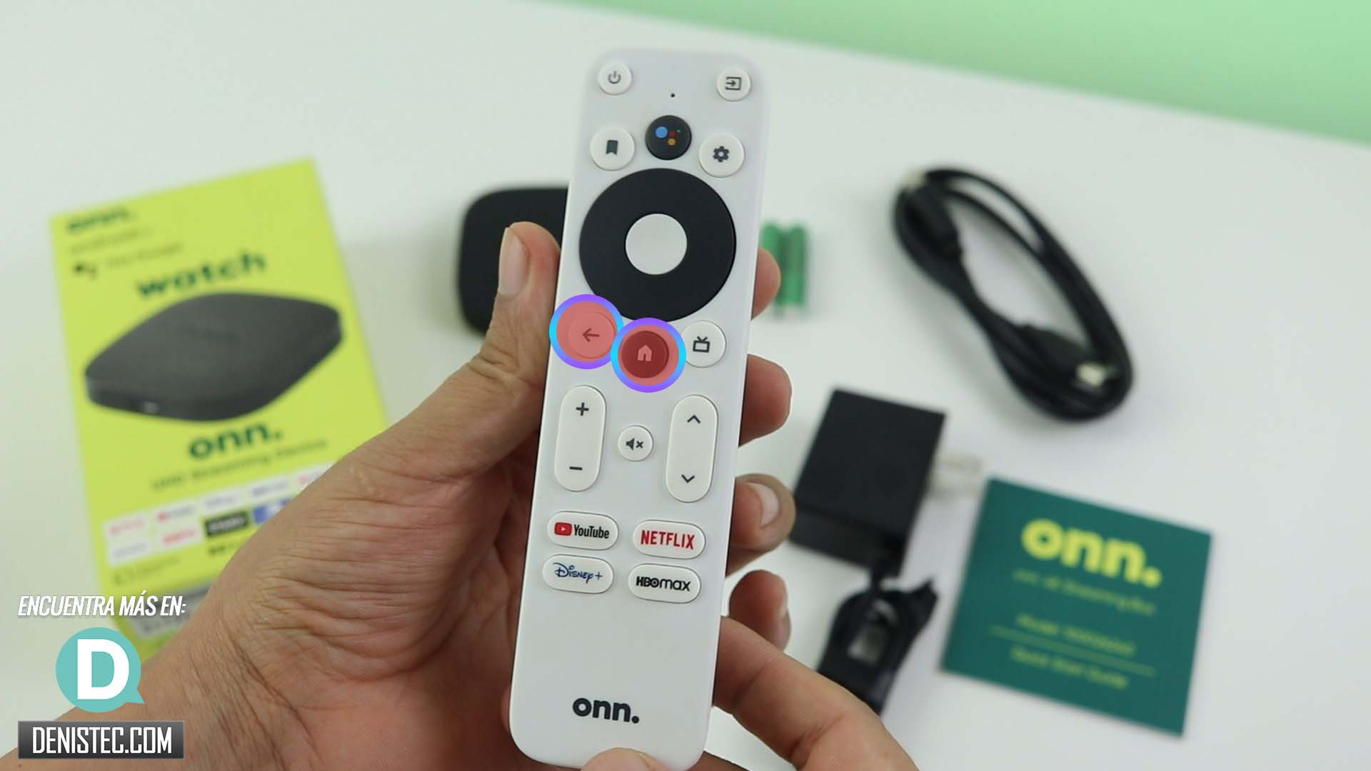 Cómo reparar control remoto del Tv Box Onn con una luz roja | DenisTec