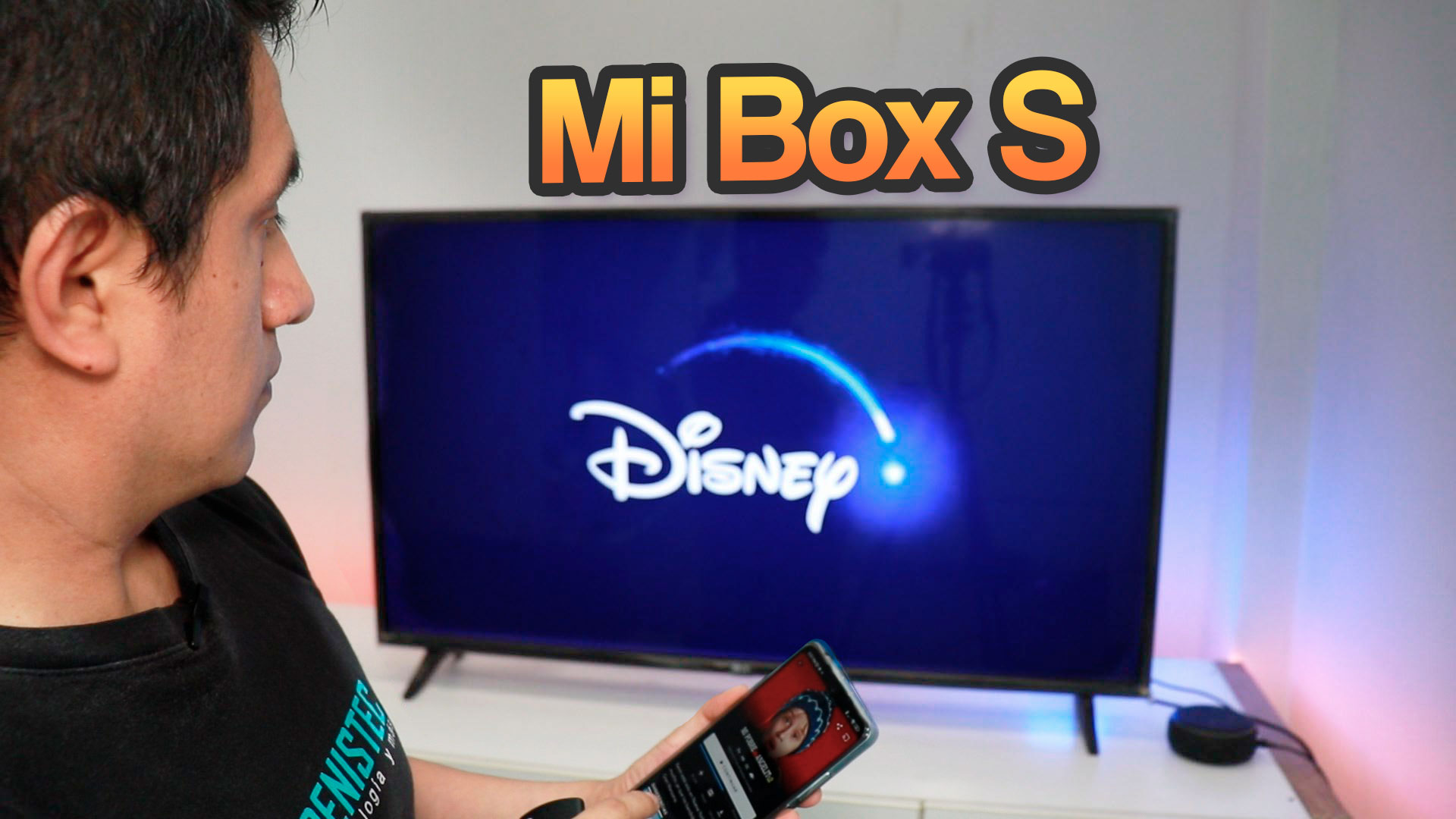 Descargar e instalar Disney Plus en un Mi Box S con Google Tv 2026
