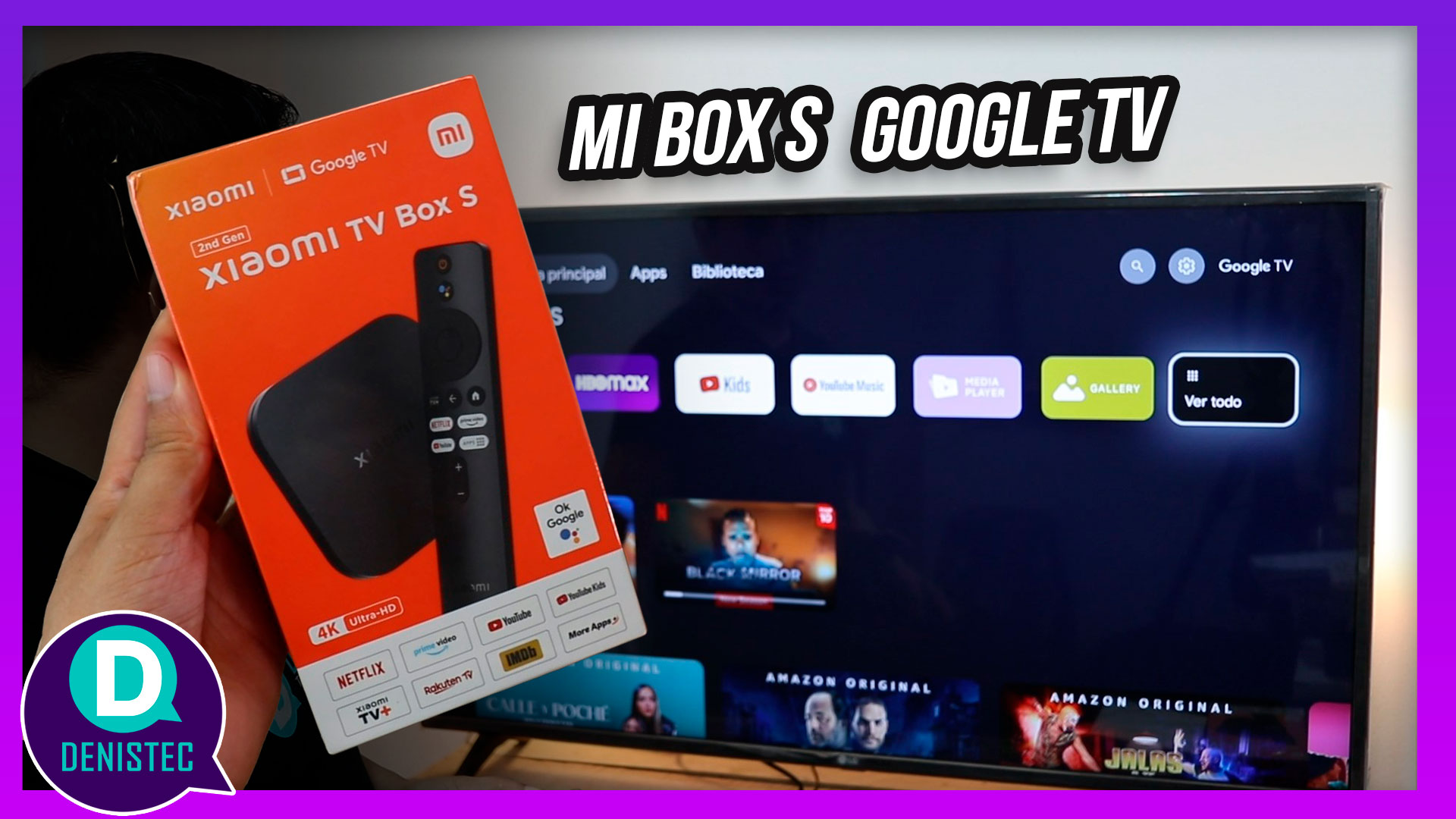 Descargar e instalar apps en un Xiaomi Mi Box S con Google Tv 2026