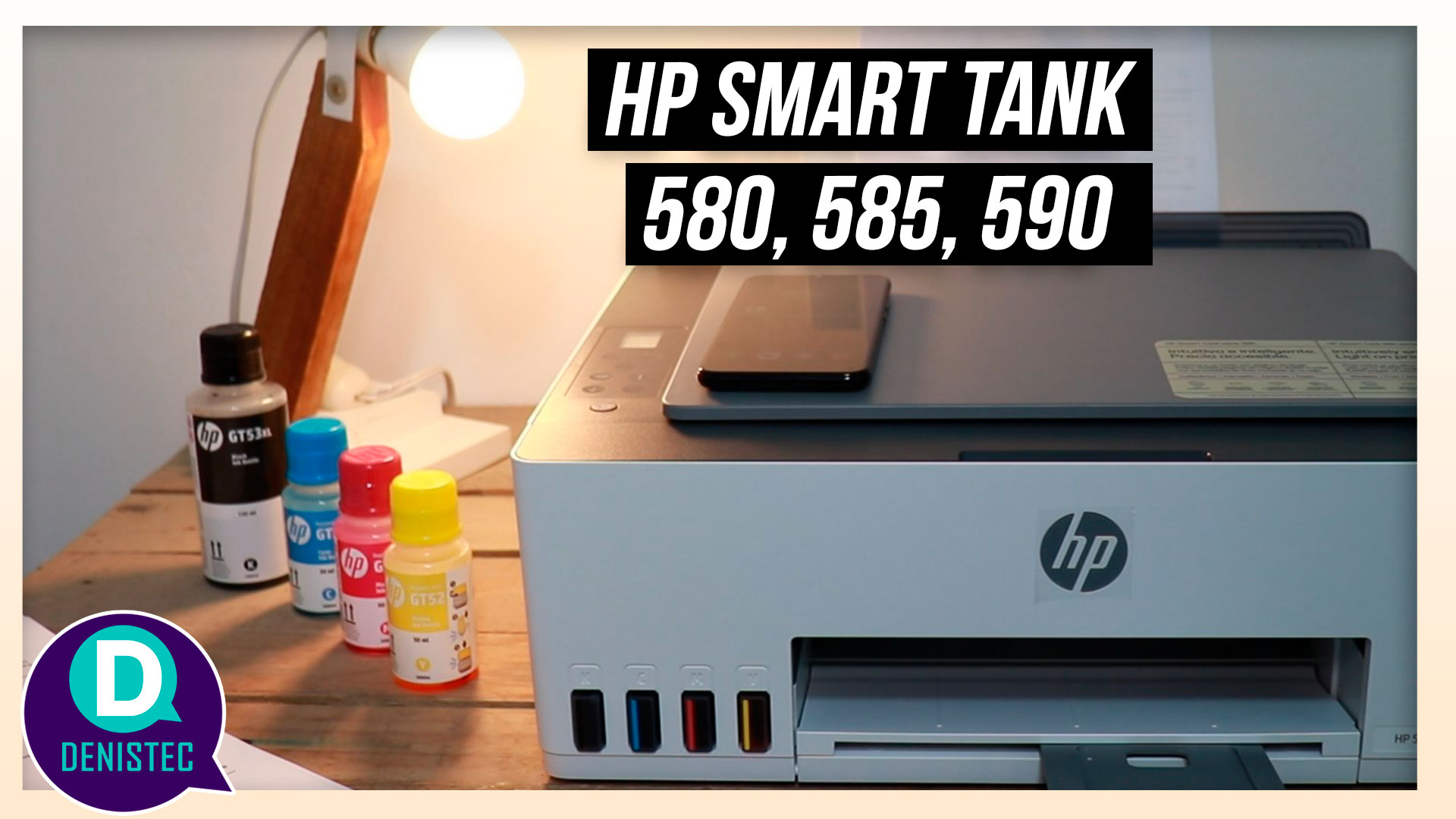 HP Smart Tank 580, 585 y 590 | Instalación de tintas y configurar 2026